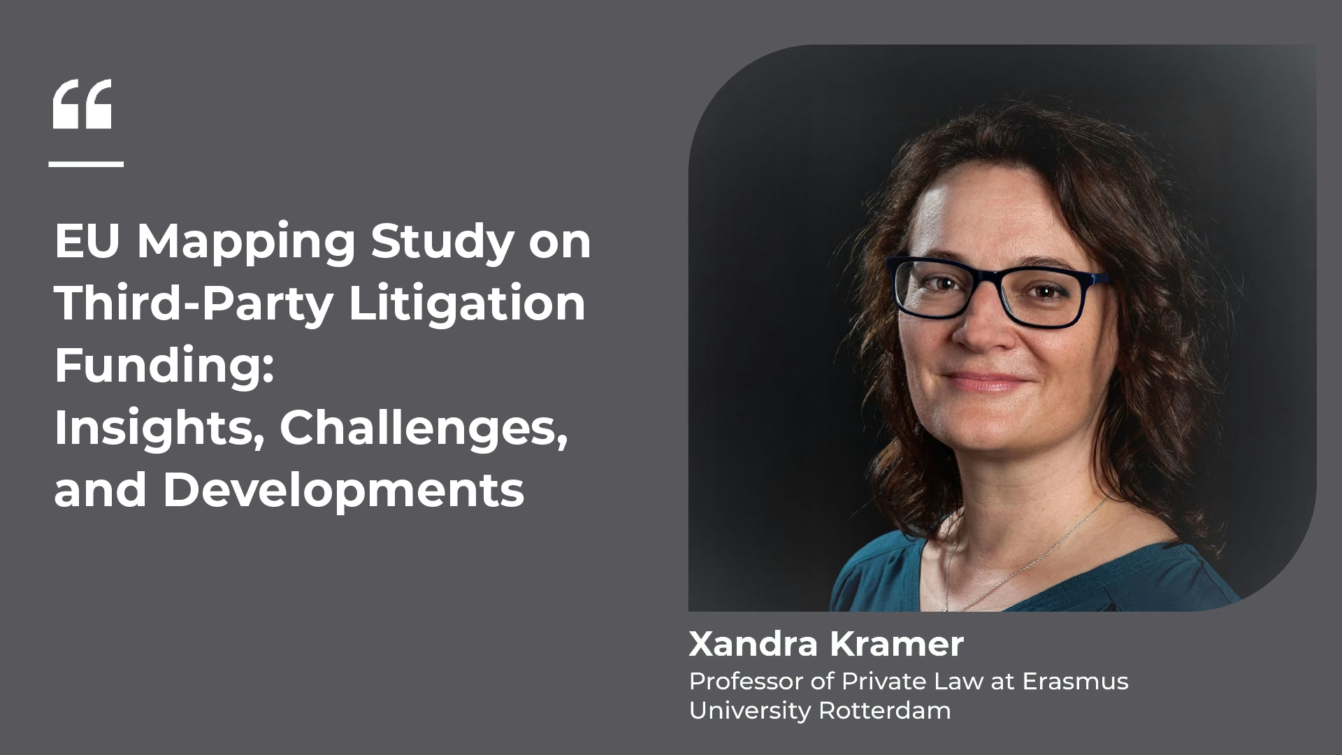 EU Mapping Study on Third-Party Litigation Funding: Insights, Challenges, and Developments